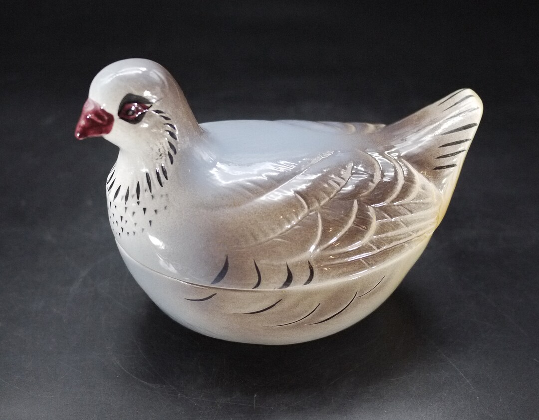 French Majolica Partridge Pâté Tureen by Caugant - Etsy