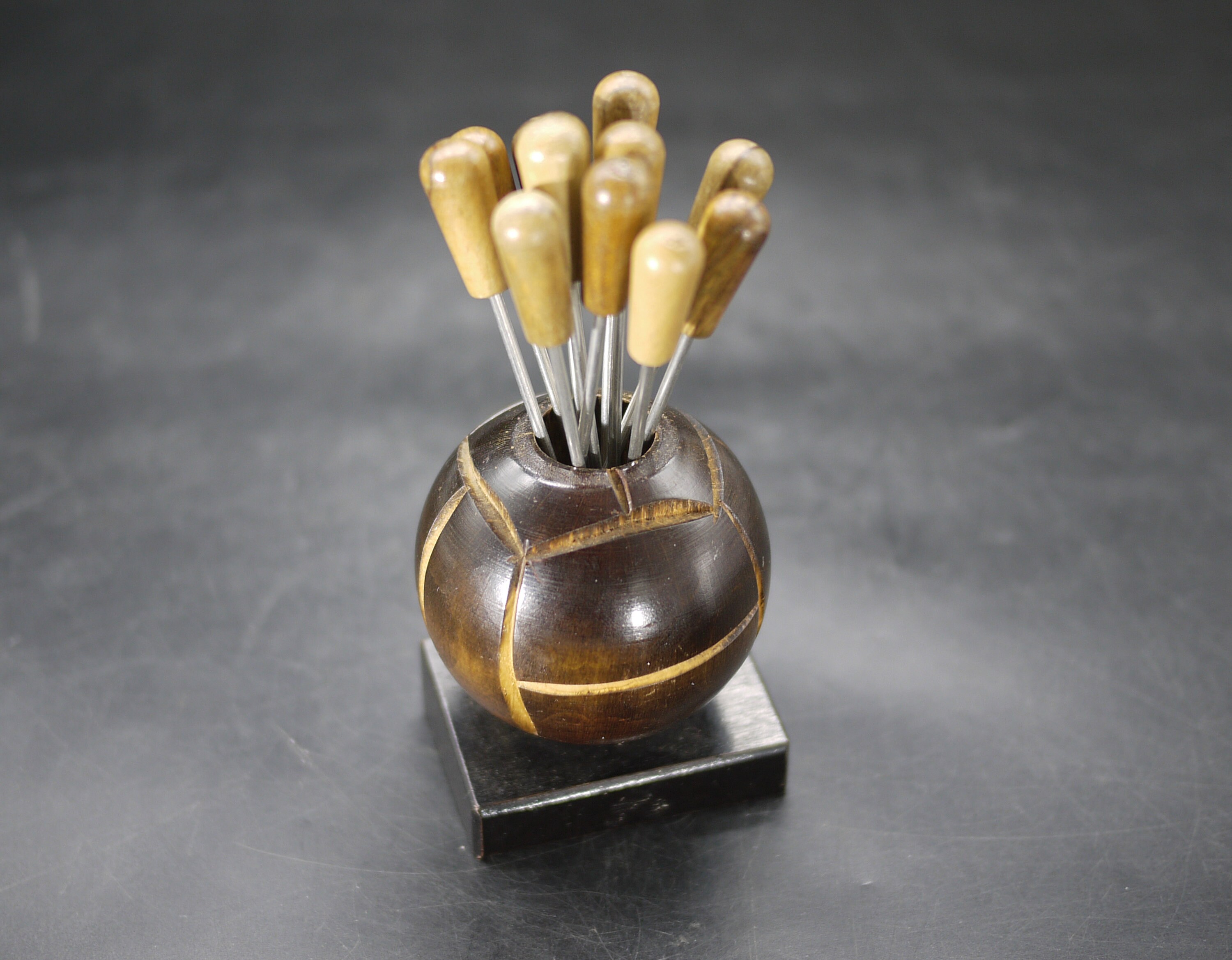 Vintage Soccer Ball Cocktail Picks Set - Etsy