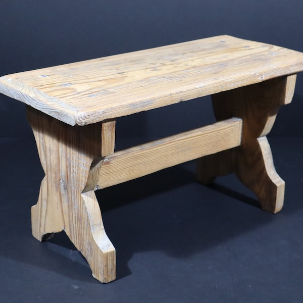 Carved Wood Stool - Etsy