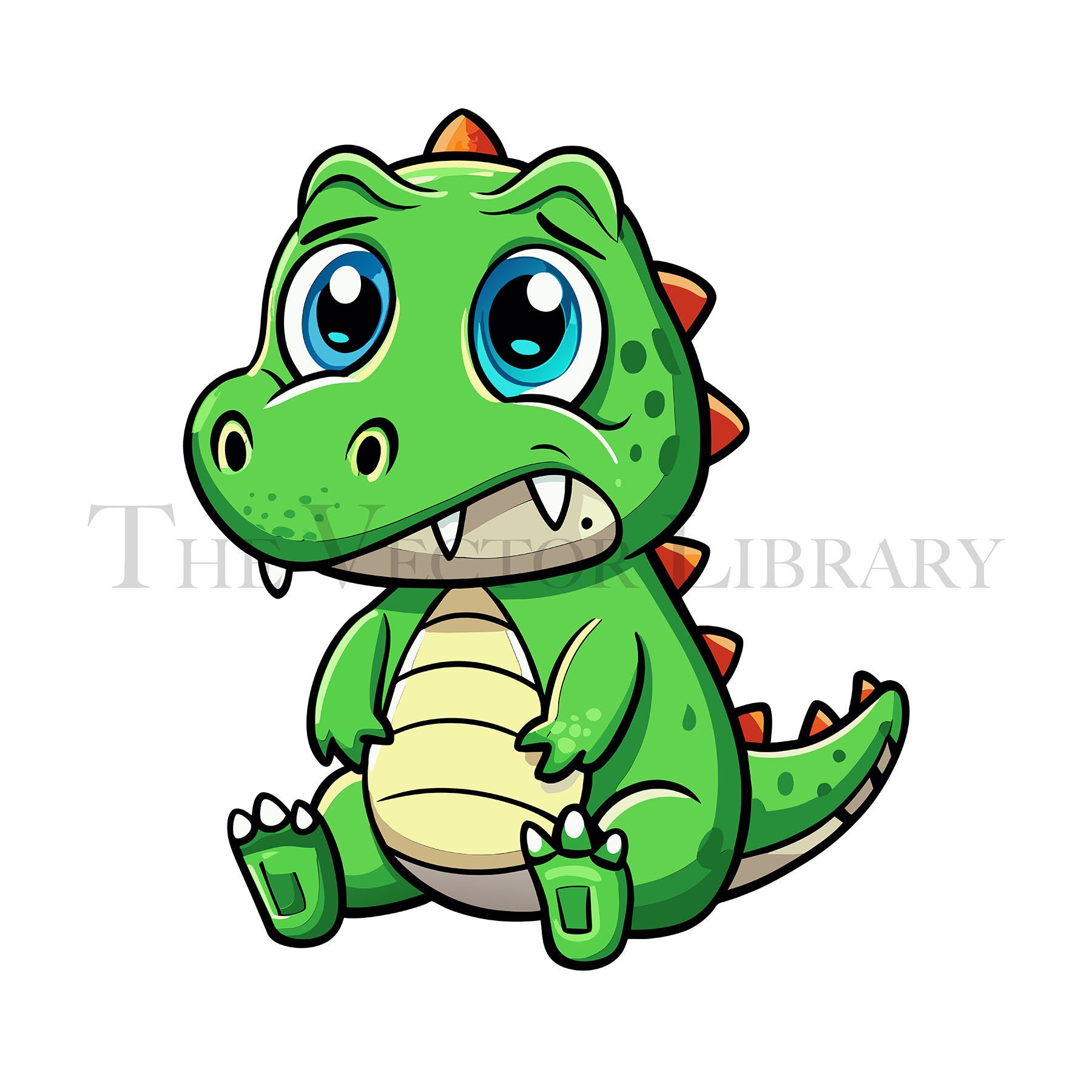 Cute Crying Crocodile Feeling Sad Little Croco Upset Clipart Crocodile ...
