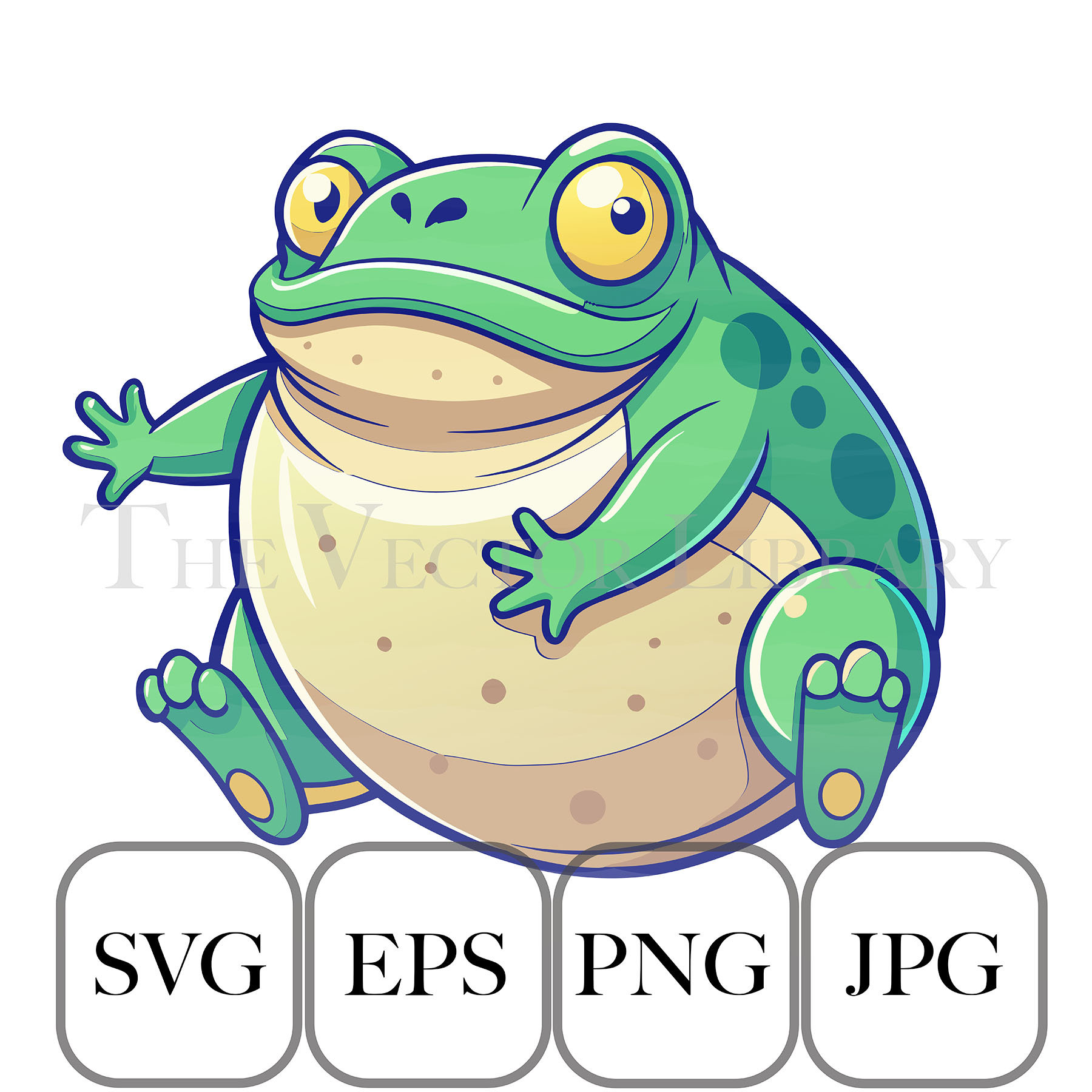 Big Green Frog Balloon Clipart, Inflated Crazy Frog Cartoon,flying Frog ...