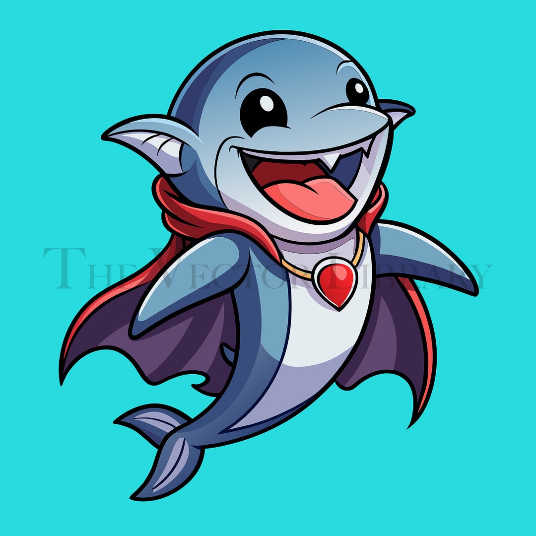 Dolphin With Vampire Cape,spooky Smiling Vampire Dolphin,underwater ...