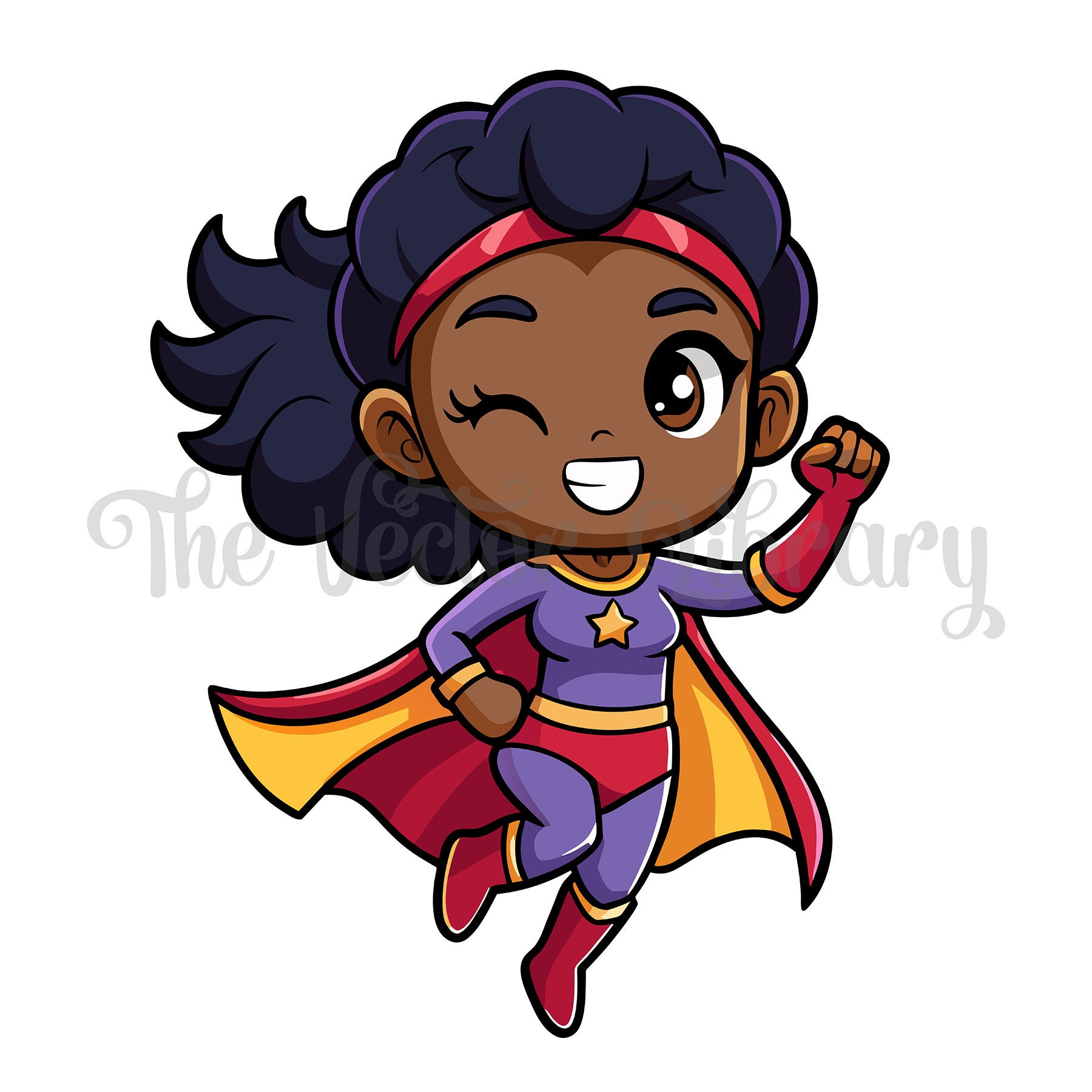 Black Girl Superhero,kid Superhero on a Mission, African American Girl ...