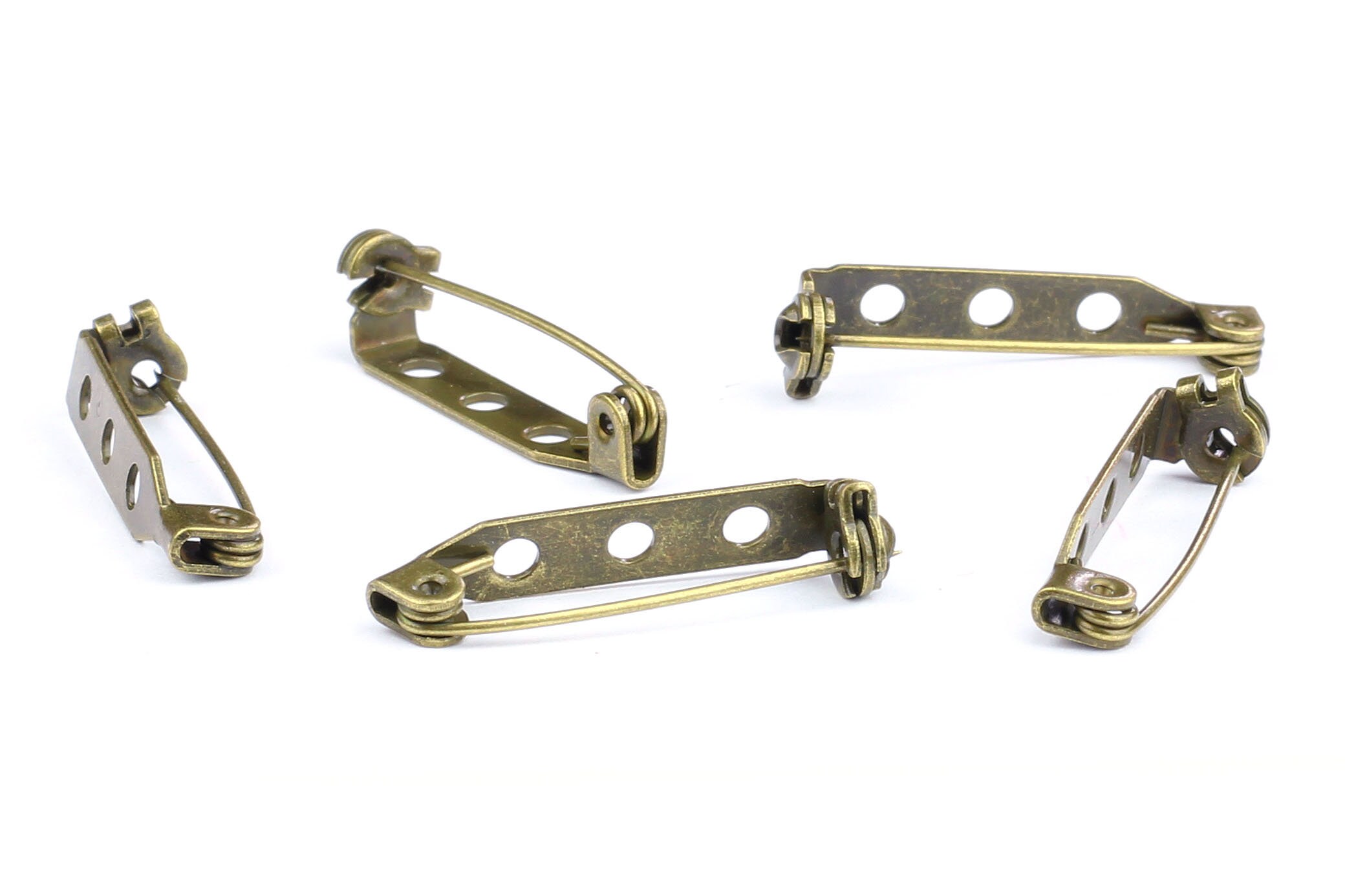 Brass Brooch Backs CHOICE OF 25mm or 40mm Vintage-look | Etsy UK