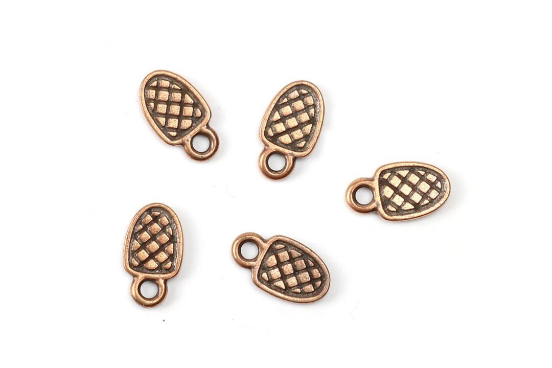 Flat Bails With Loop Copper Bails 5 PIECES 14mm X 8mm - Etsy