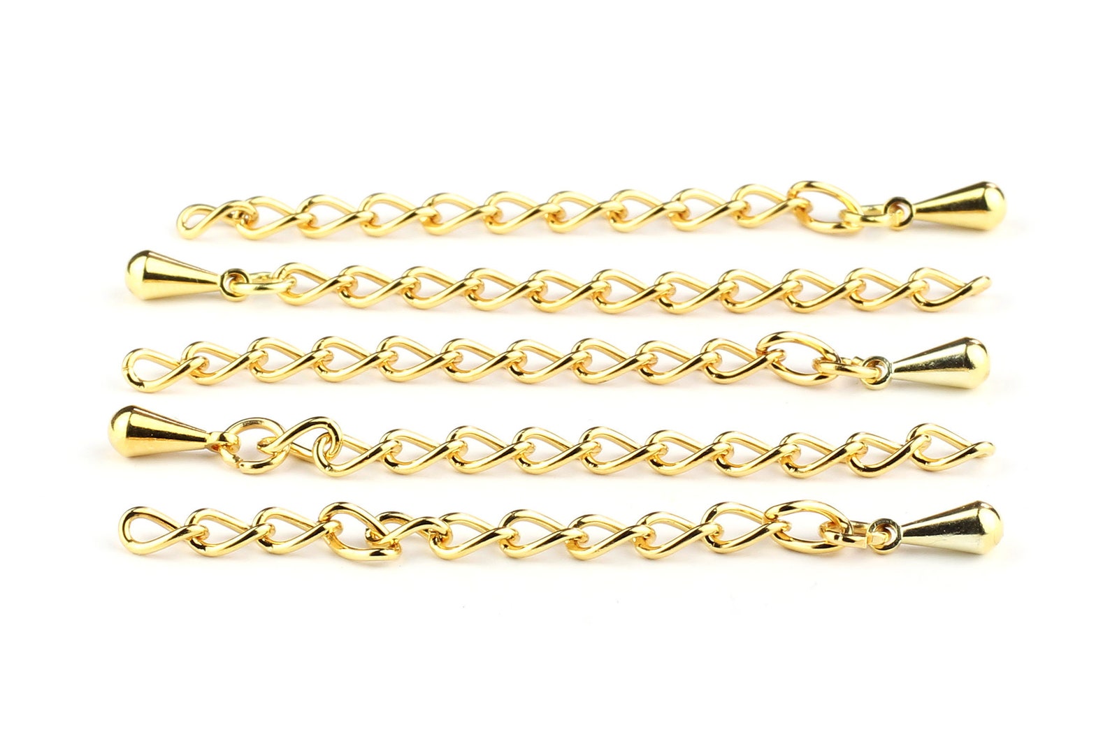 Extension Chains in Gold PACK of 5 2-inch Extension Chains - Etsy