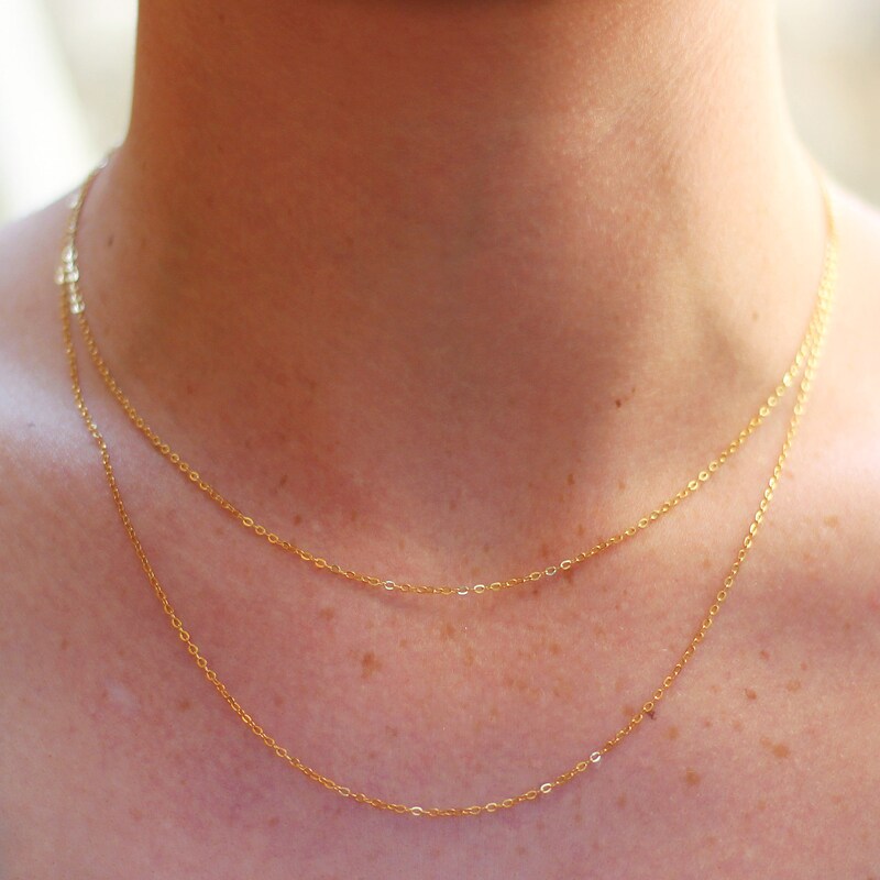 16 Inch Gold Chain - Etsy