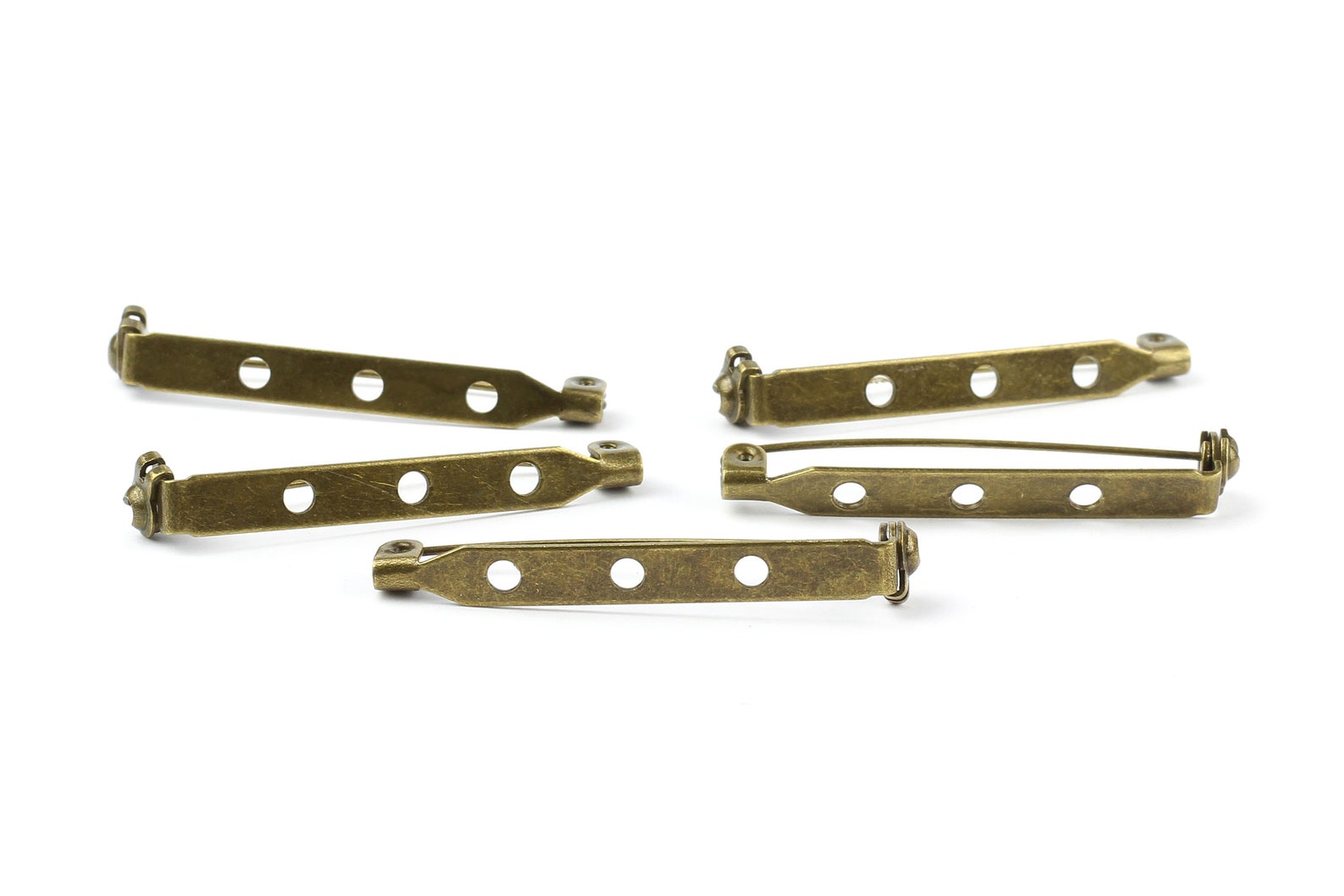 Brass Brooch Backs CHOICE OF 25mm or 40mm Vintage-look | Etsy UK