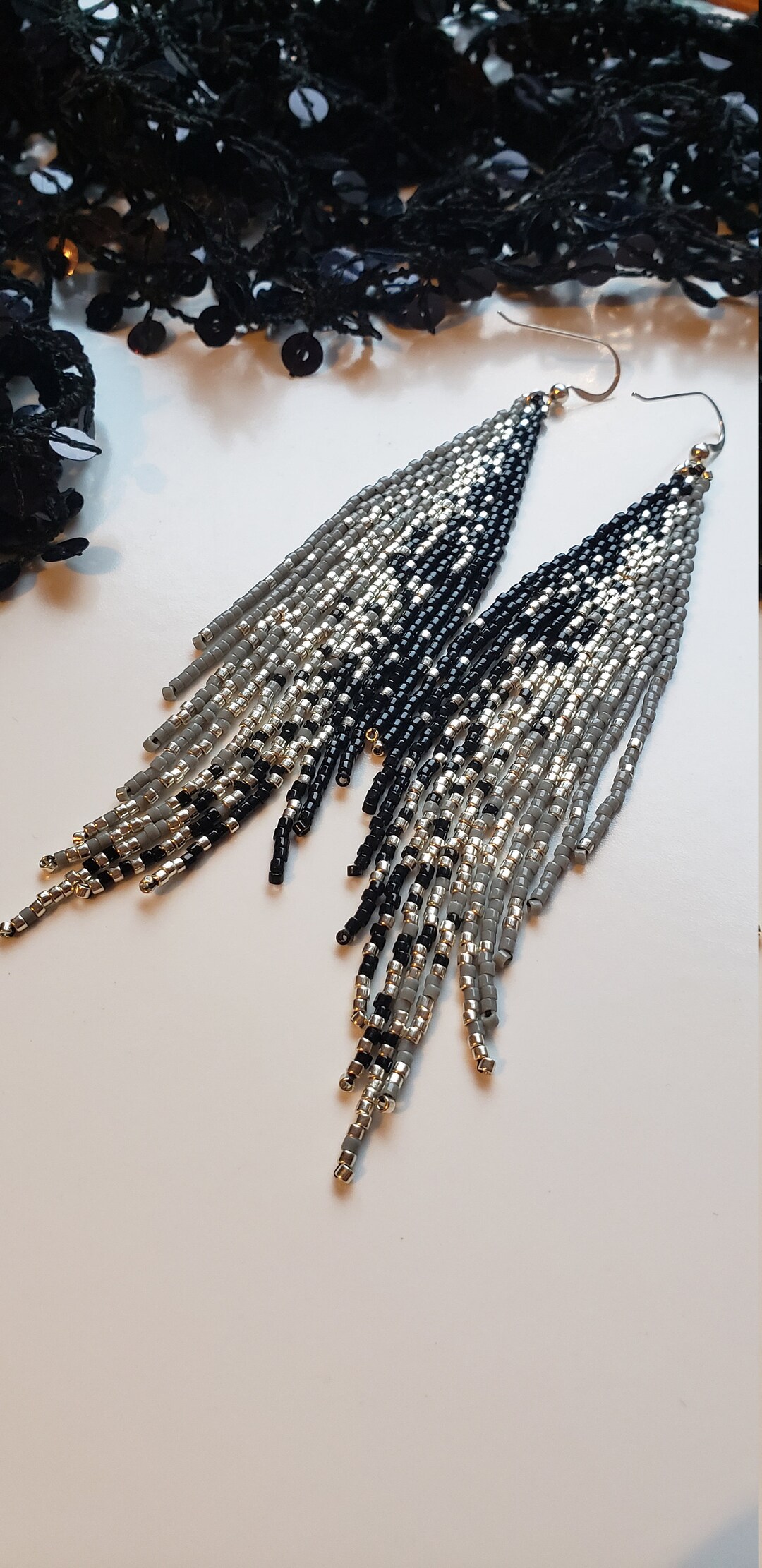 Inner Light. Handwoven Earrings. Seed Bead Earrings. Fringe Earrings ...