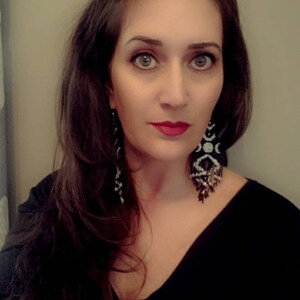 Midnight Goddess. Handwoven Earrings. Seed Bead Earrings. Fringe ...