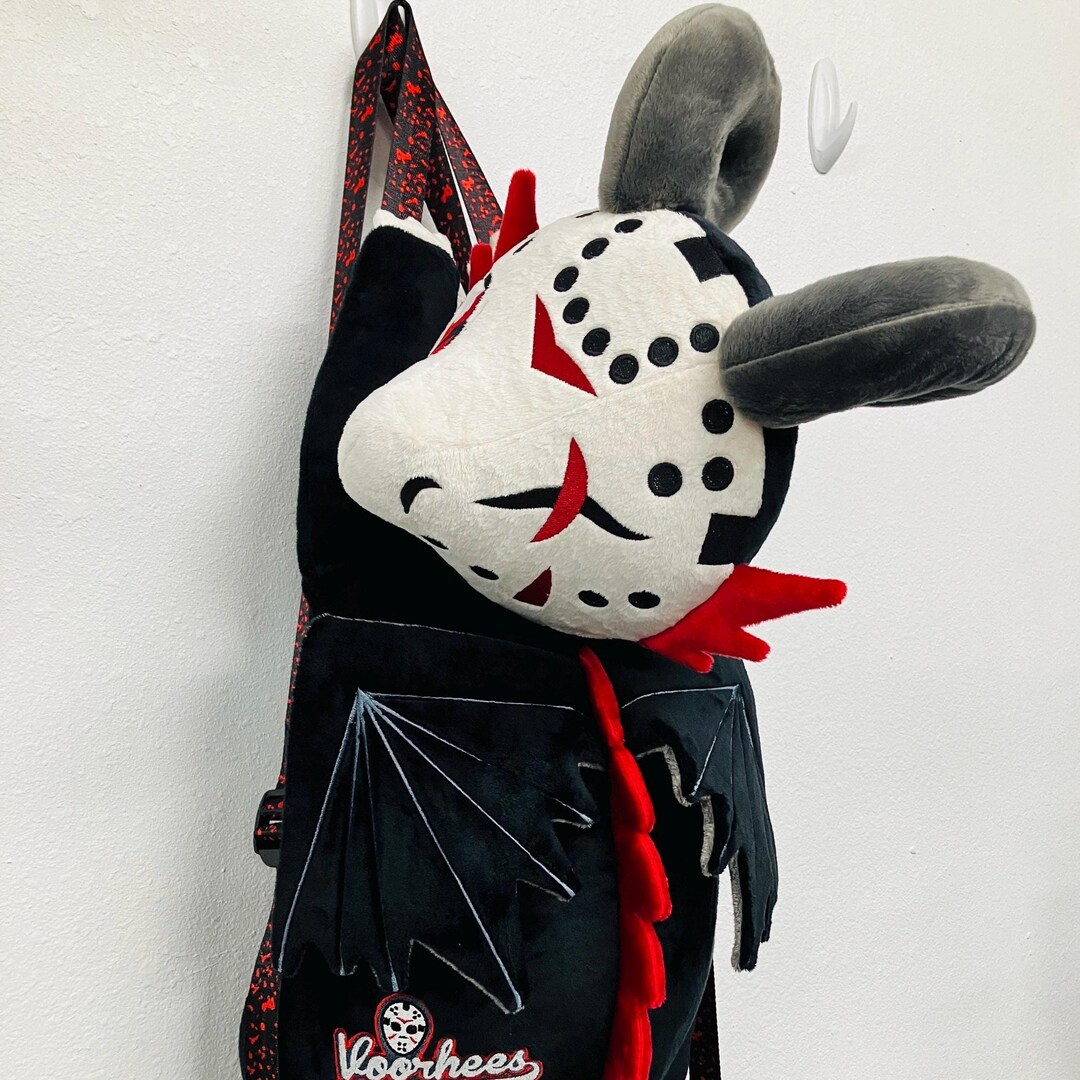 Ready to Ship Horror Dragon Backpack, Large Minky Plush Dragon Backpack ...