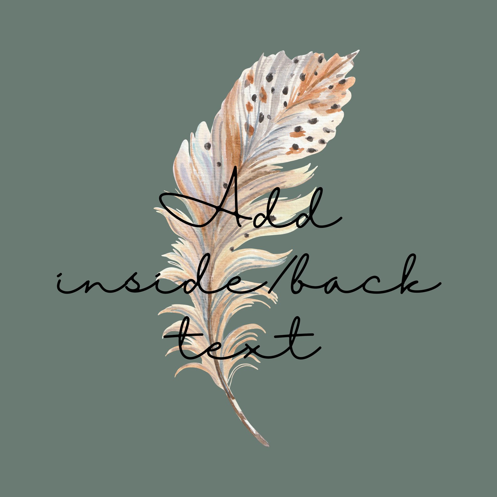 Add Inside/backside Text With Pre-approval From Shop Owner - Etsy