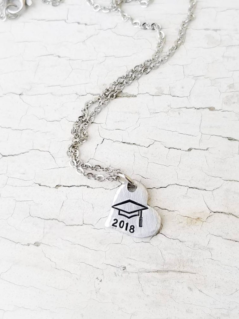 The journey begins graduation necklace graduate jewelry | Etsy