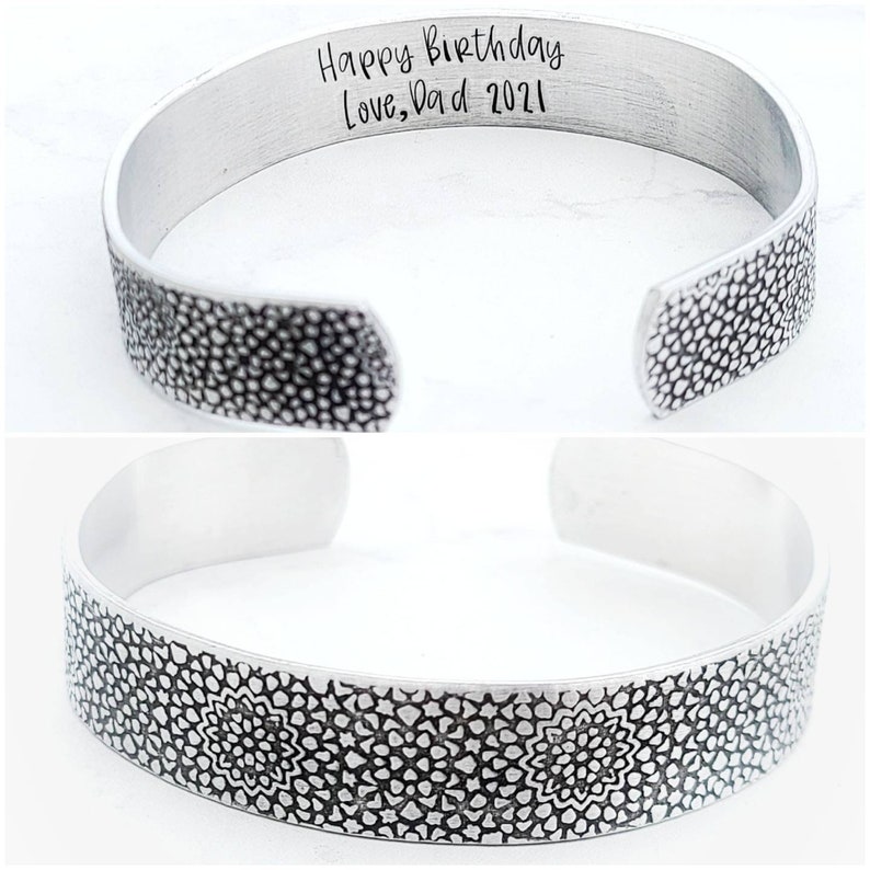 Hidden Message Cuff Quote Cuff Custom Message Secret Quote - Etsy