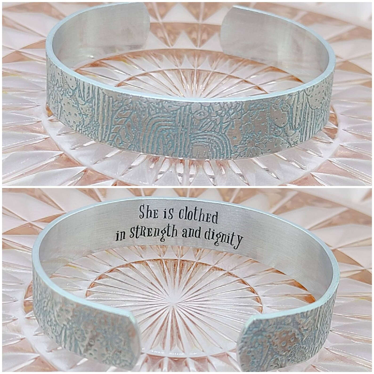 Hidden message cuff cacti quote cuff sit on a cactus custom | Etsy