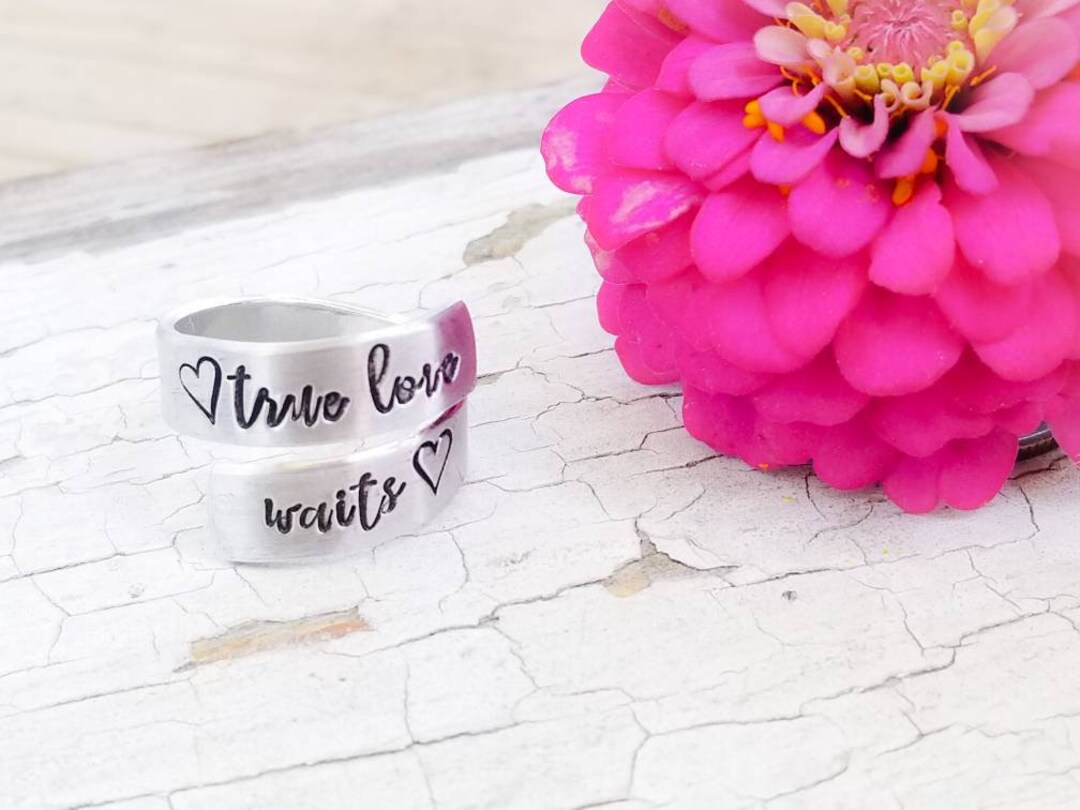 True Love Waits, Purity Ring, Christian Ring, Personalized Ring ...