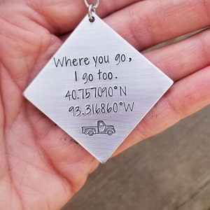 Personalized Rear View Mirror Charm Custom Quote Car Hanger | Etsy