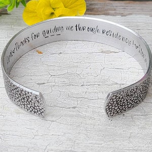 Hidden message cuff quote cuff custom message secret quote | Etsy