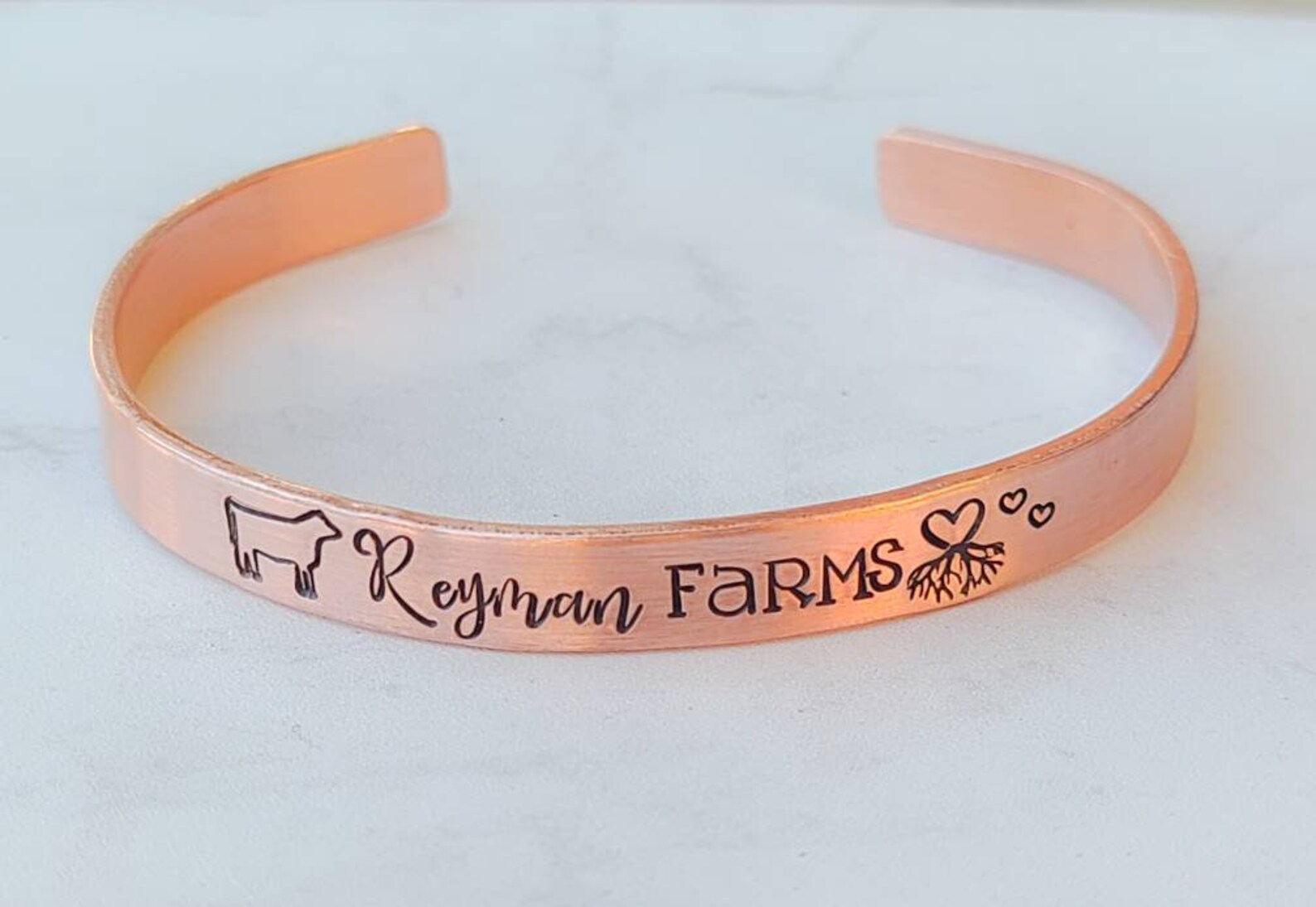 Family Farm Bracelet Personalized Farm Cuff Farming | Etsy