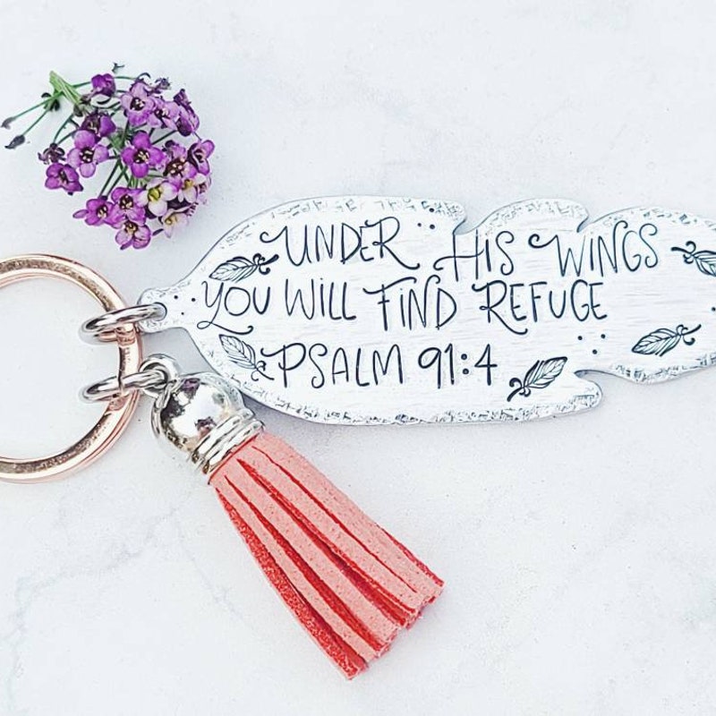 Bible Verse Keychain - Etsy