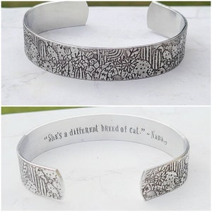 Hidden Message Cuff, Cacti Quote Cuff, Sit on a Cactus, Custom Bracelet ...