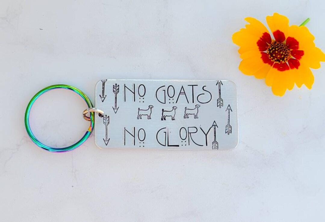 Goat Keychain Funny Farm Keychains Farm Quotes Unique Gift - Etsy