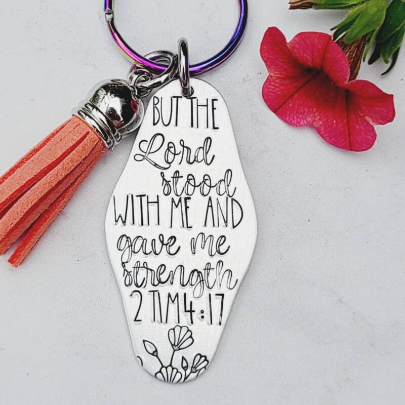 Bible Verse Keychain - Etsy