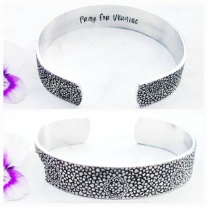 Hidden Message Cuff, Quote Cuff, Custom Message, Secret Quote, Custom ...