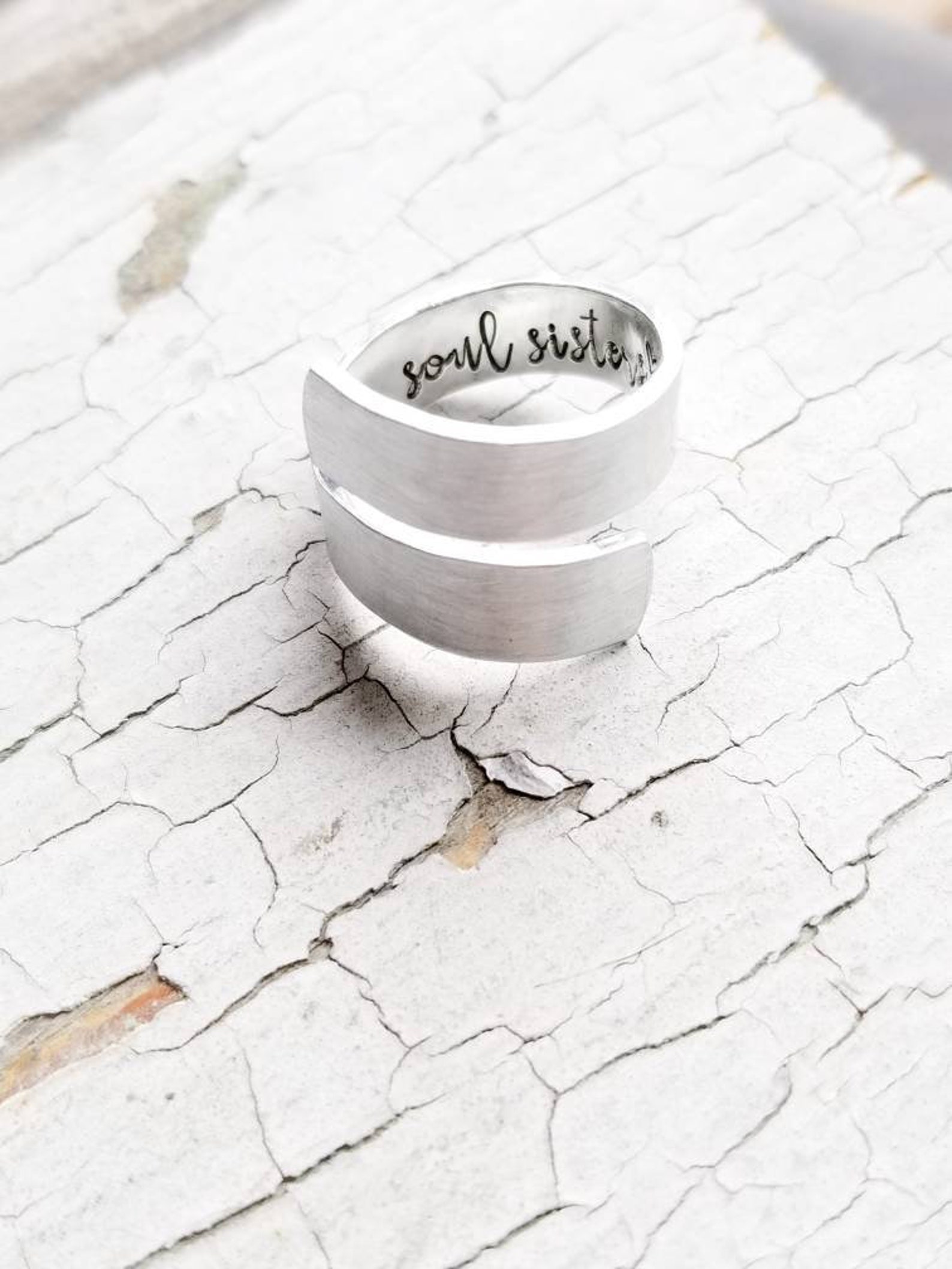 Hidden Message Ring Christian Ring Personalized Ring Soul - Etsy