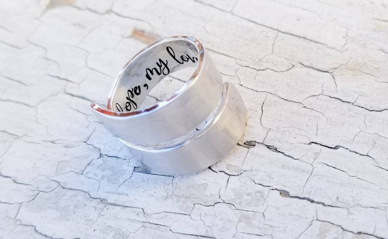 Hidden message ring christian ring personalized ring soul | Etsy