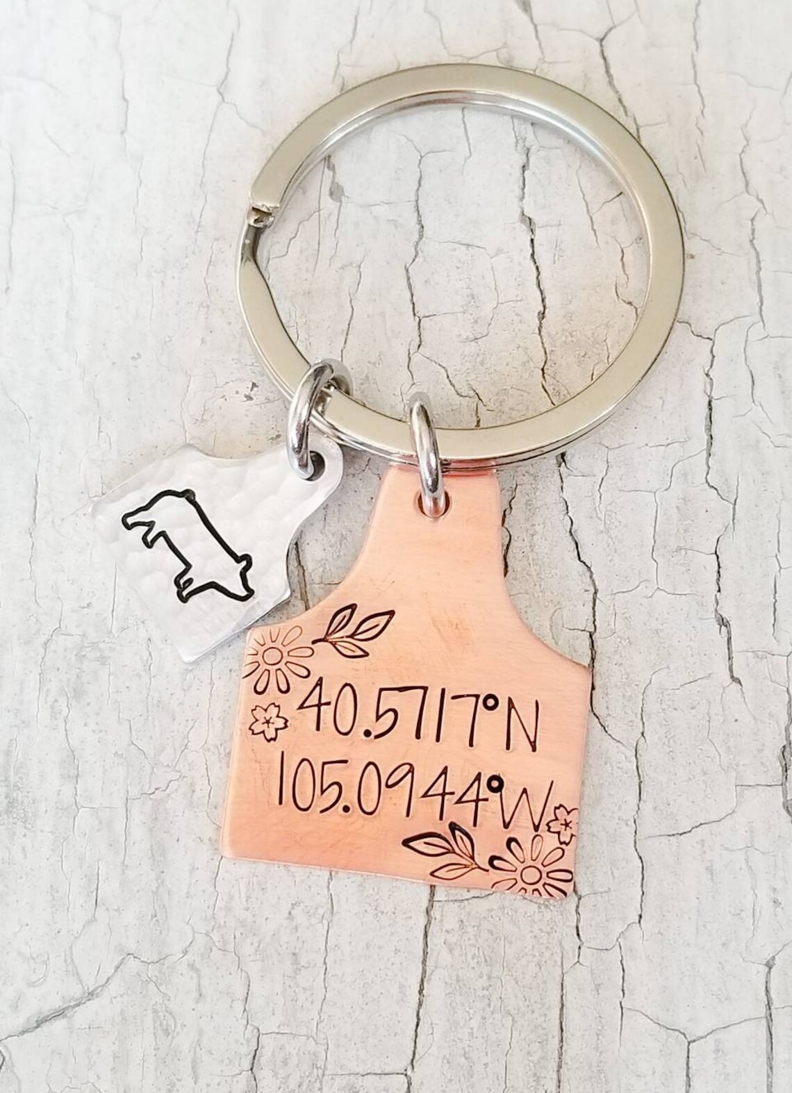 Add on a Tiny Ear Tag Does Not Include a Chain Charm Only | Etsy