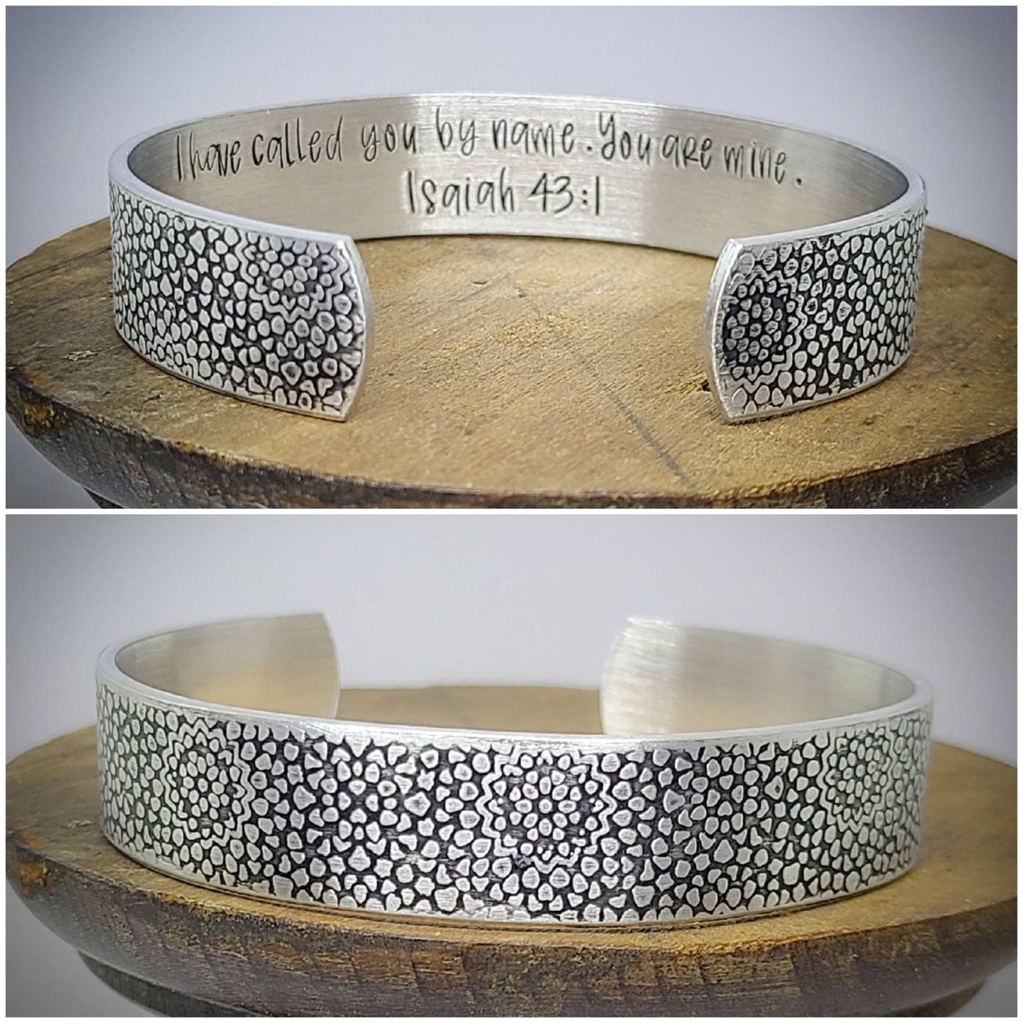 Hidden message cuff quote cuff custom message secret quote | Etsy