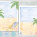 Printable Tropical Palm Tree Letter Paper, Beach Theme Writing ...