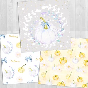 Autumn Paper Pack, Thanksgiving Digital Paper, Fall Background ...