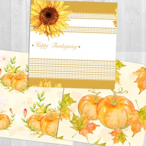 Autumn Paper Pack, Thanksgiving Digital Paper, Fall Background ...
