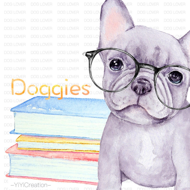 Watercolor Dog Clipart, Digital Doggies Download, Cute Puppies, Dog ...