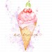 Watercolor Ice Cream Clipart Summer Treats (Instant Download) - Etsy