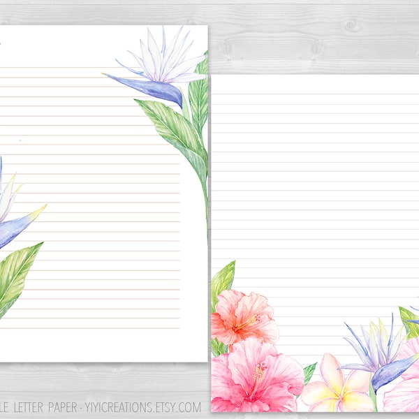 Pretty Writing Paper - Etsy
