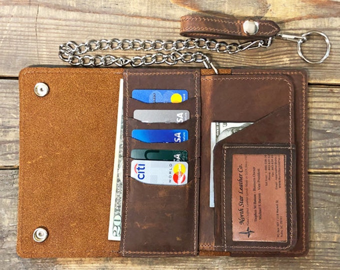 Copper Rough & Tough Credit Card Trucker Wallet, Chain Wallet, Biker ...