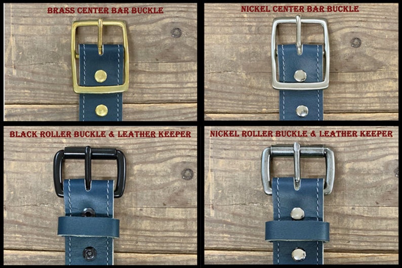 Indigo Portage Leather Belt Blue Leather Belt Heavy Duty - Etsy