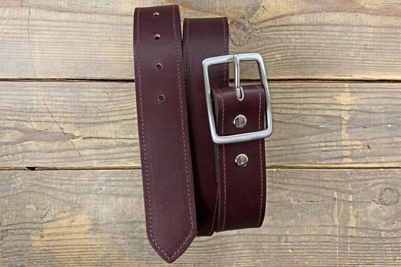 Black Cherry Premium Leather Belt Dark Burgundy Leather Belt - Etsy