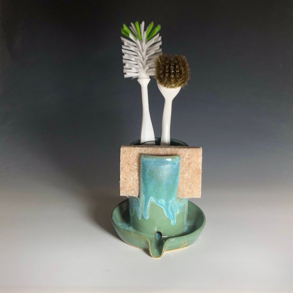 Ceramic Brush Holder - Etsy