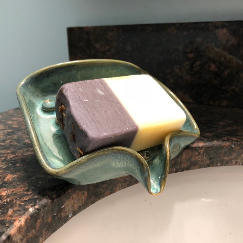 Green Soap Dish - Etsy