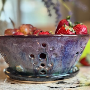 Berry Bowl / Colander - Small Northern Lights - Etsy