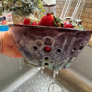 Berry Bowl / Colander - Small Northern Lights - Etsy