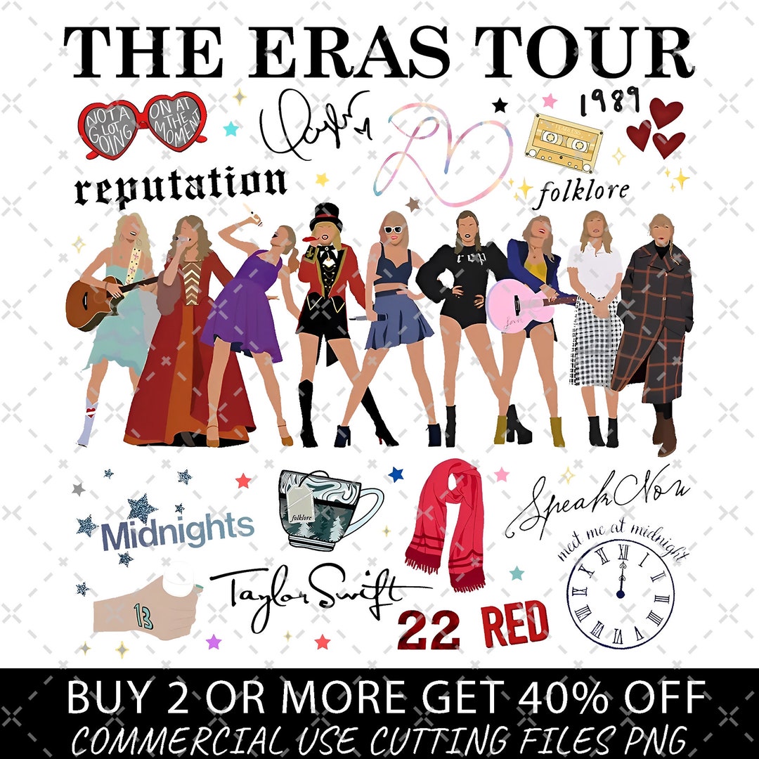 Taylor Swift the Eras Tour PNG, Taylor Swift the Eras Tour 2023 Png ...