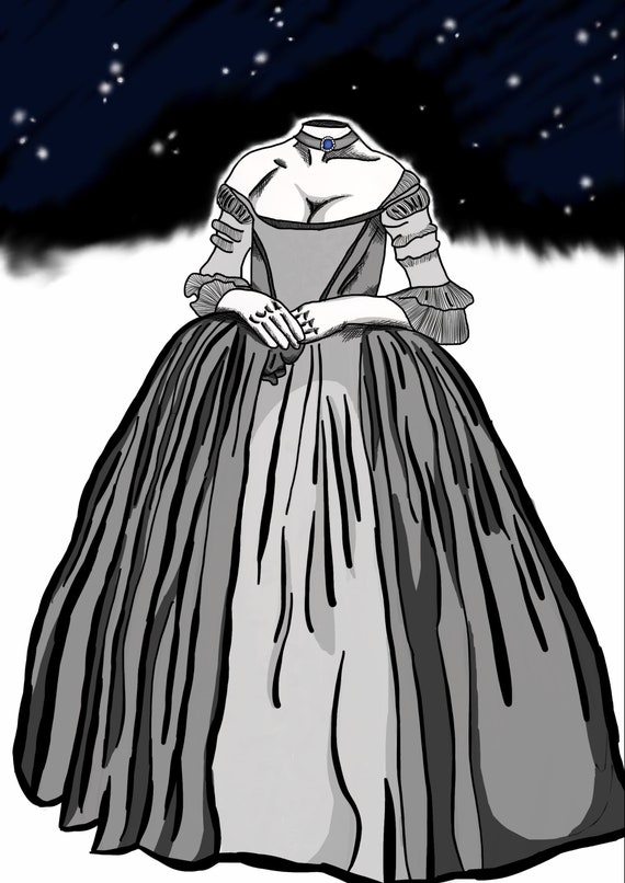Headless Bride Digital Art | Etsy