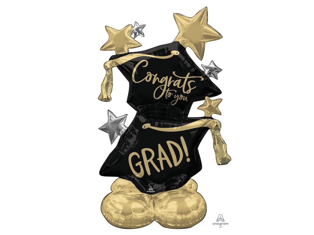 Graduation Balloons Congrats Grad Balloon Graduation Cap - Etsy