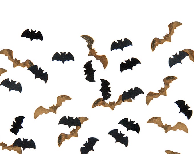 Bat Confetti Halloween Confetti Bat Decorations Bat Party - Etsy