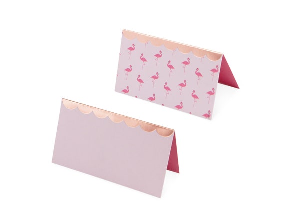 Flamingo Place Cards 20ct, Flamingo Buffet Cards, Food Label Cards ...